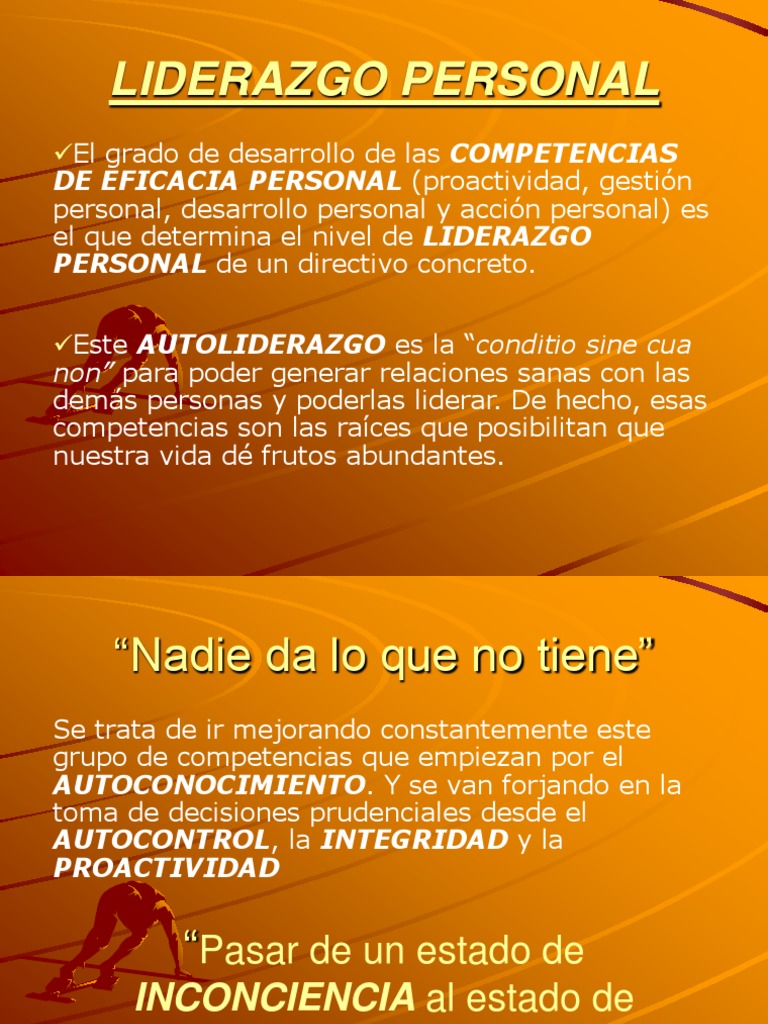 Liderazgo Personal | Liderazgo | Liderazgo y tutoría