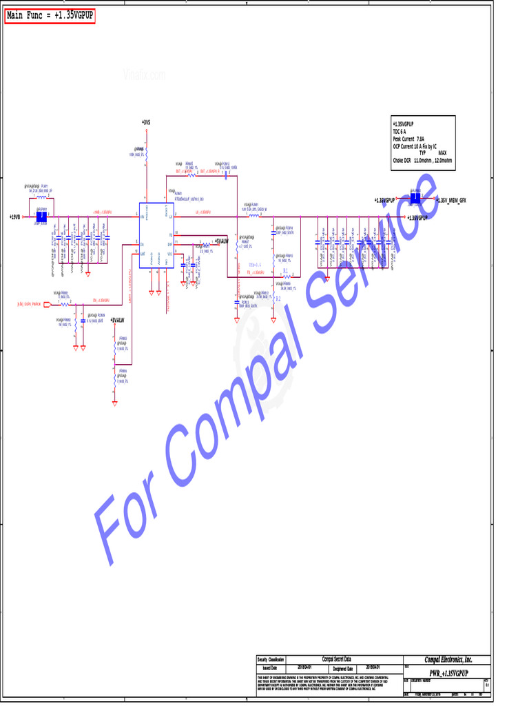Compal Electronics Power Specifications | PDF