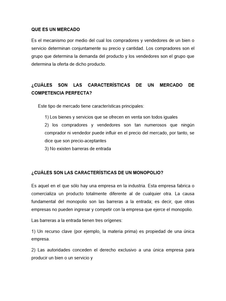 Actividad Suplementaria - Teoria Microeconomica | PDF | Mercado (economía) | Monopolio