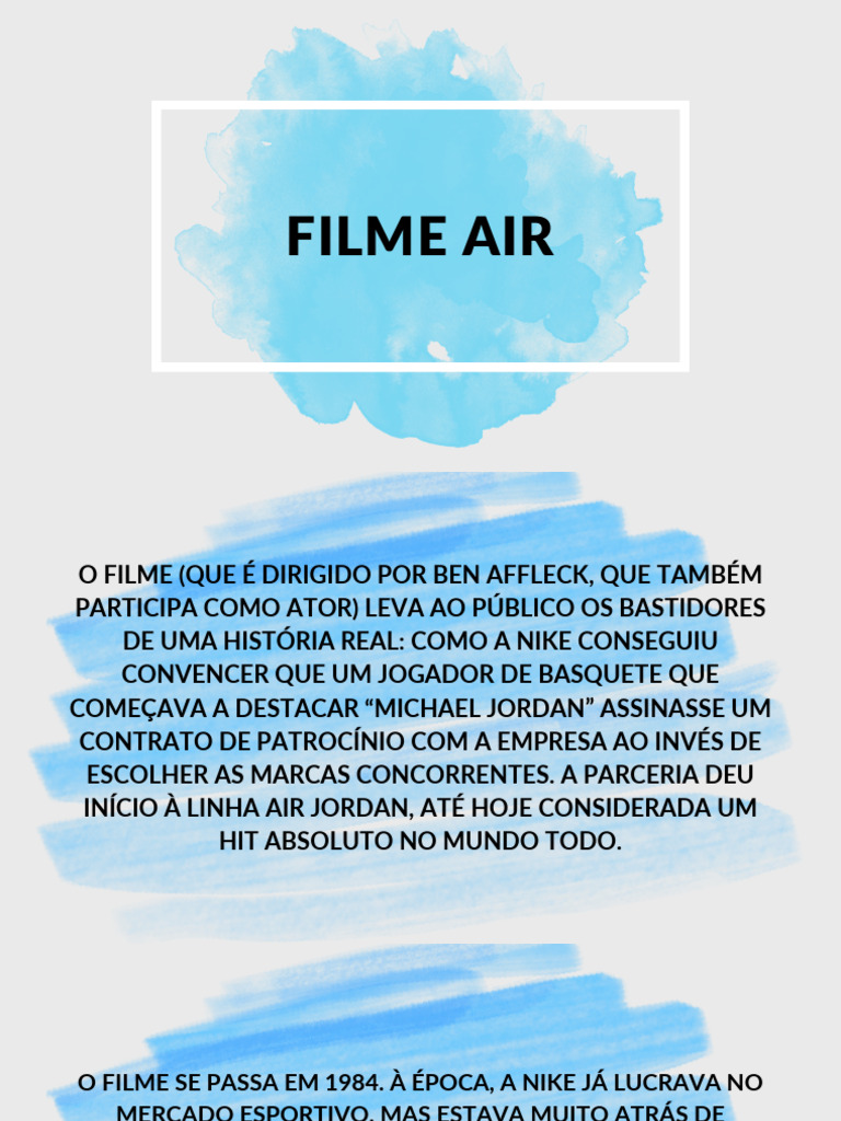 Filme Air | PDF | Nike
