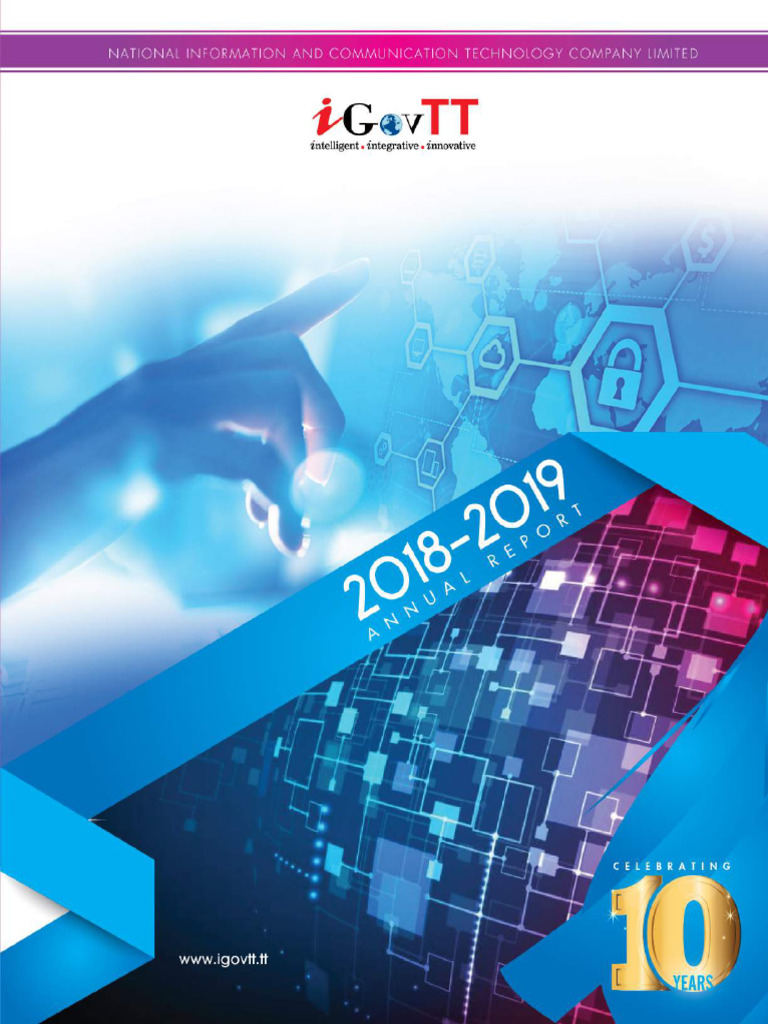 iGovTT 2018 2019 Annual Report | PDF | Expense | Information And ...