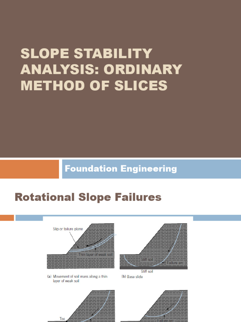 3.00 Ordinary Method of Slices Example | PDF 3.00 Ordinary Method of Slices Example | PDF