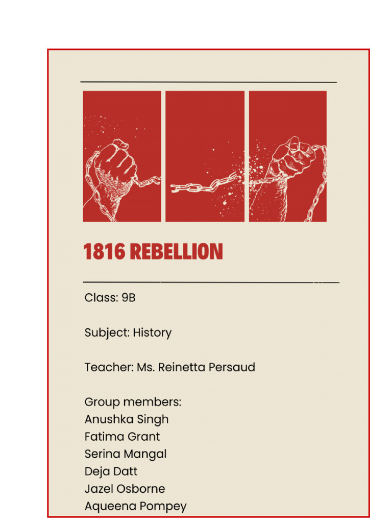 His. - 1816 Rebellion | PDF | Slavery | Abolitionism