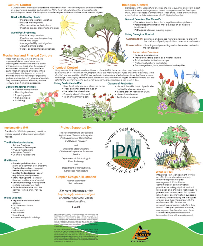 Integrated Pest Management Techniques | PDF | Biological Pest Control ...
