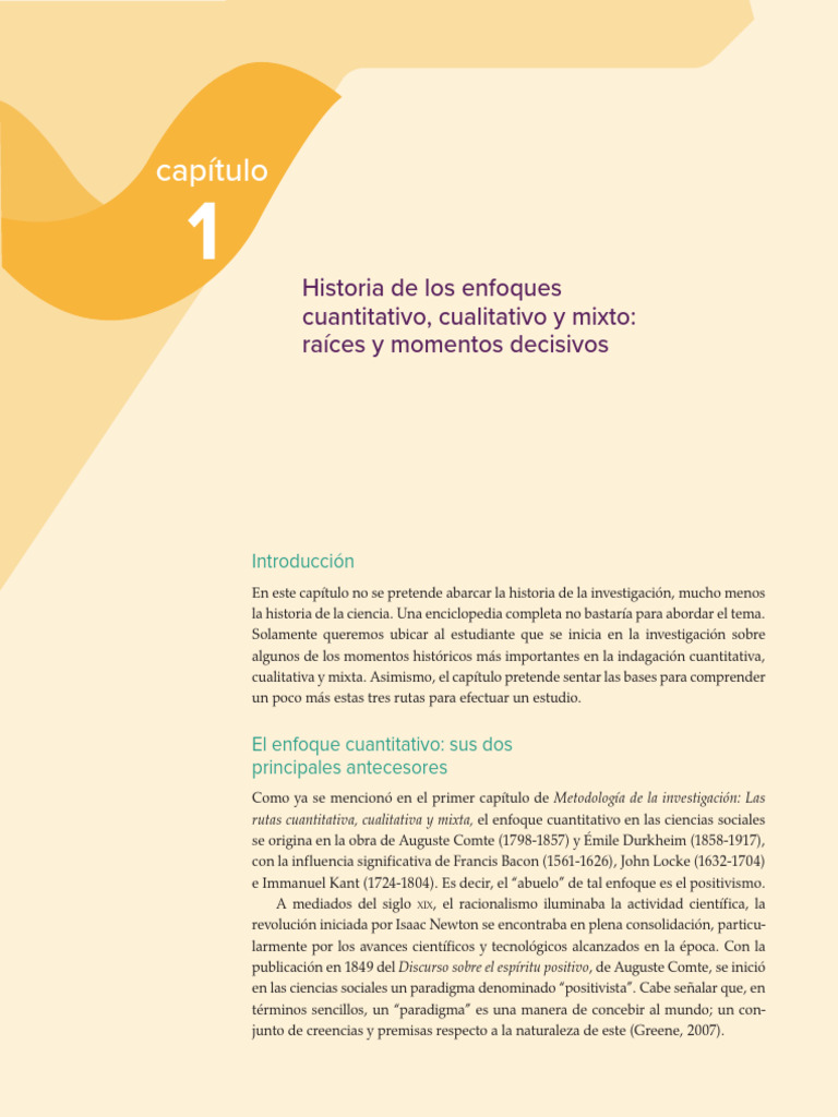 Cap 01 Sampieri | PDF | Filosofía