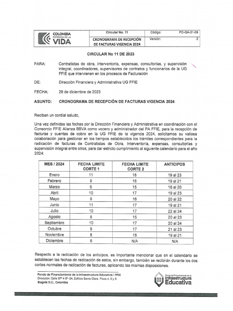 Circular 11 2023 | PDF