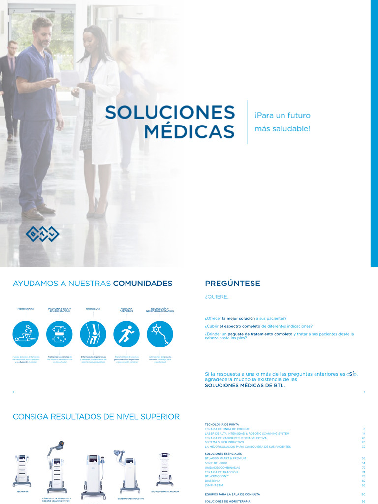 Catalogo BTL Fisioterapia | PDF | Onda de choque | Dolor