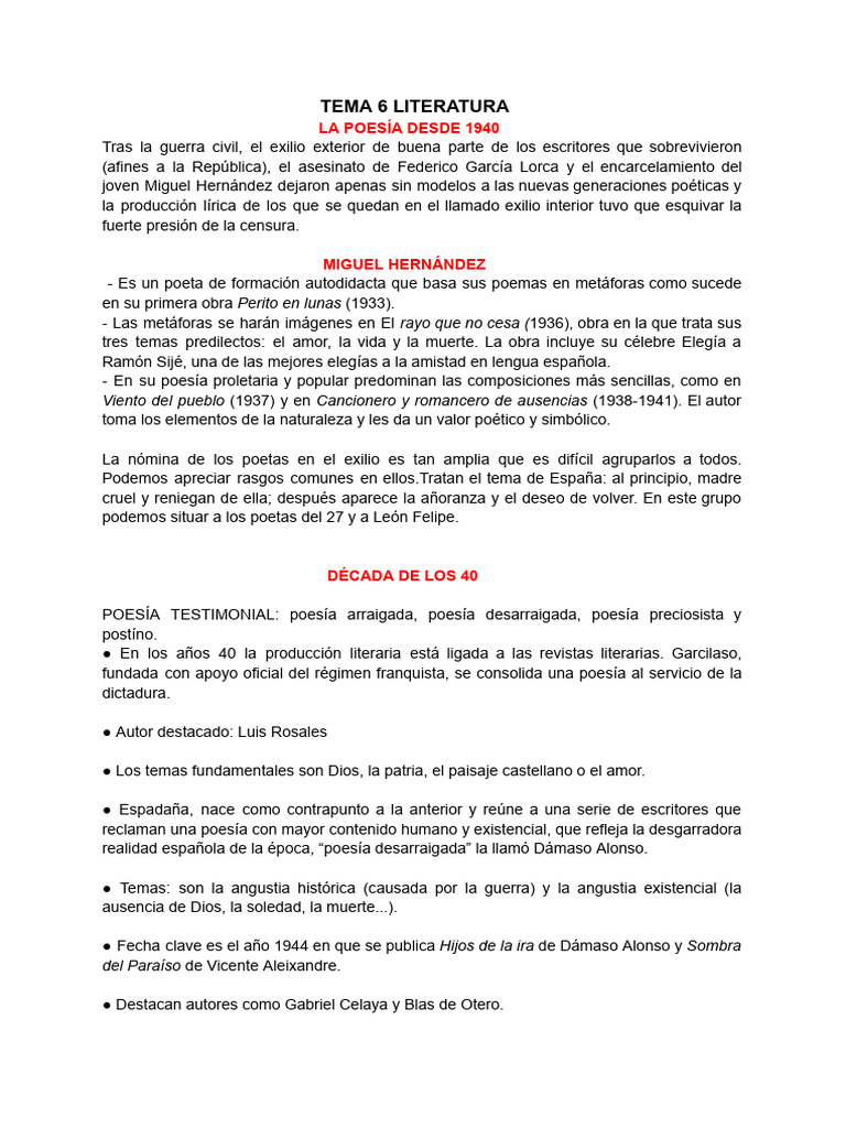 Resumen de Poesía | PDF | Poesía