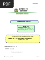 Manollo Ya Thothokiso Ya Hodima Lebitla | PDF