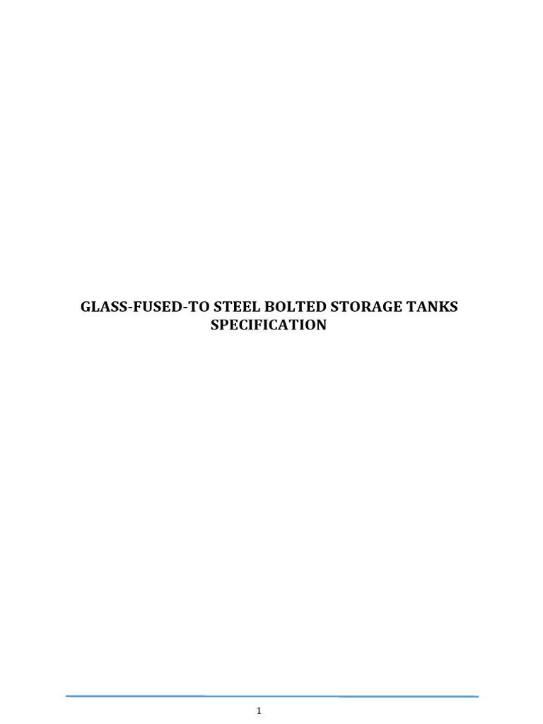 Glass-fused-To Steel Bolted Storage Tanks Specification-Oem Sample (2 ...