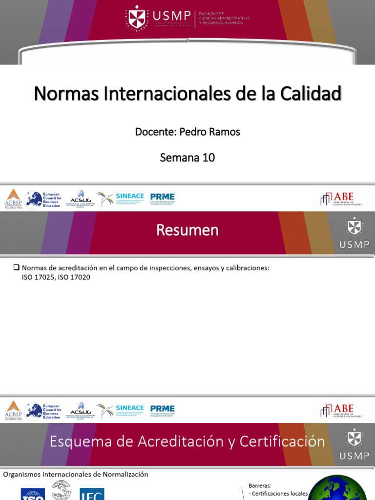 NC-U3-Sem10 - 01 Certificaciones 17025 - 17020 | PDF | Calibración ...