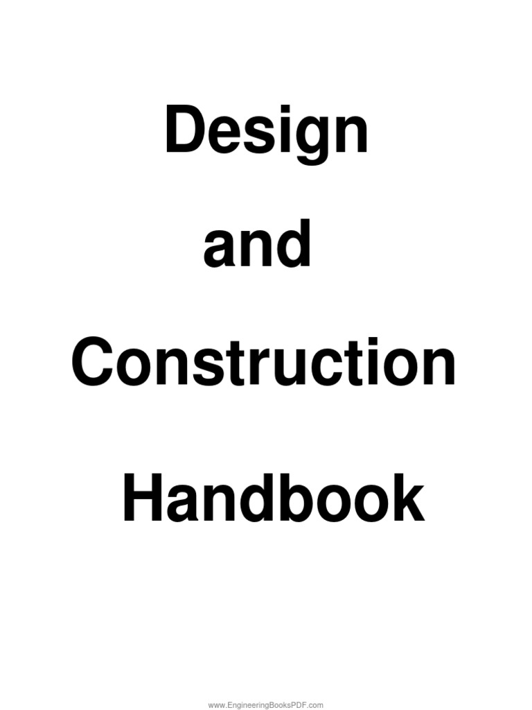Design and Construction Handbook Guide | PDF | Technology & Engineering