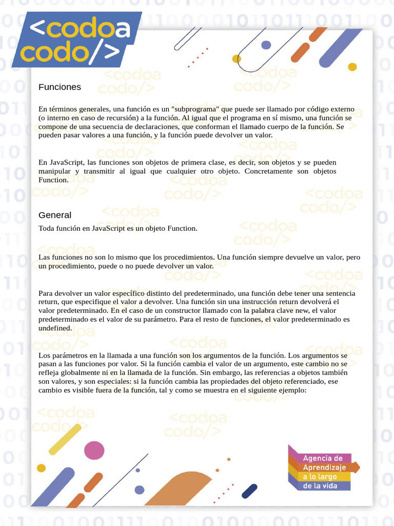 Material Imprimible | Descargar gratis PDF | Script Java | Devolución de llamada (programación ...