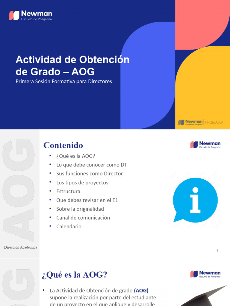 Guía para Directores en AOG 2024 | PDF
