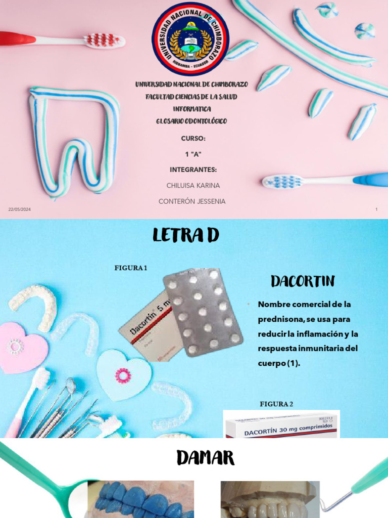 Definición de Dacortin en Odontología | PDF | Odontología | Medicina ...