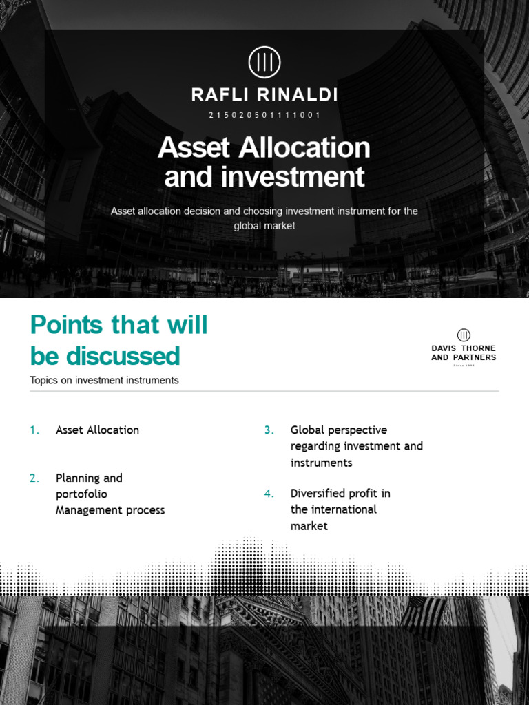 MI1 Asset Allocation | PDF | Asset Allocation | Investing