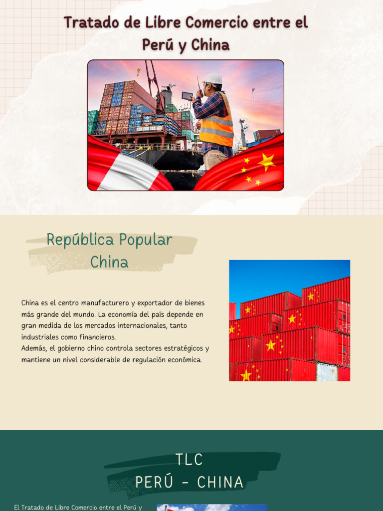 Beneficios del TLC Perú-China | PDF | Economias | Comercio