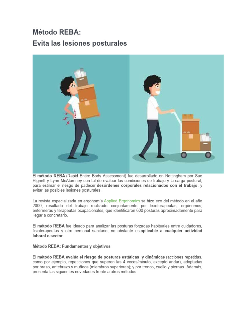 Método REBA | PDF