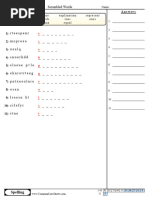 11th Grade Spelling Words LIst | PDF