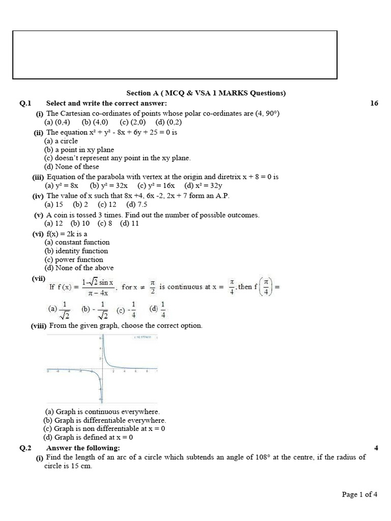 Maths QB | PDF | Ellipse | Triangle