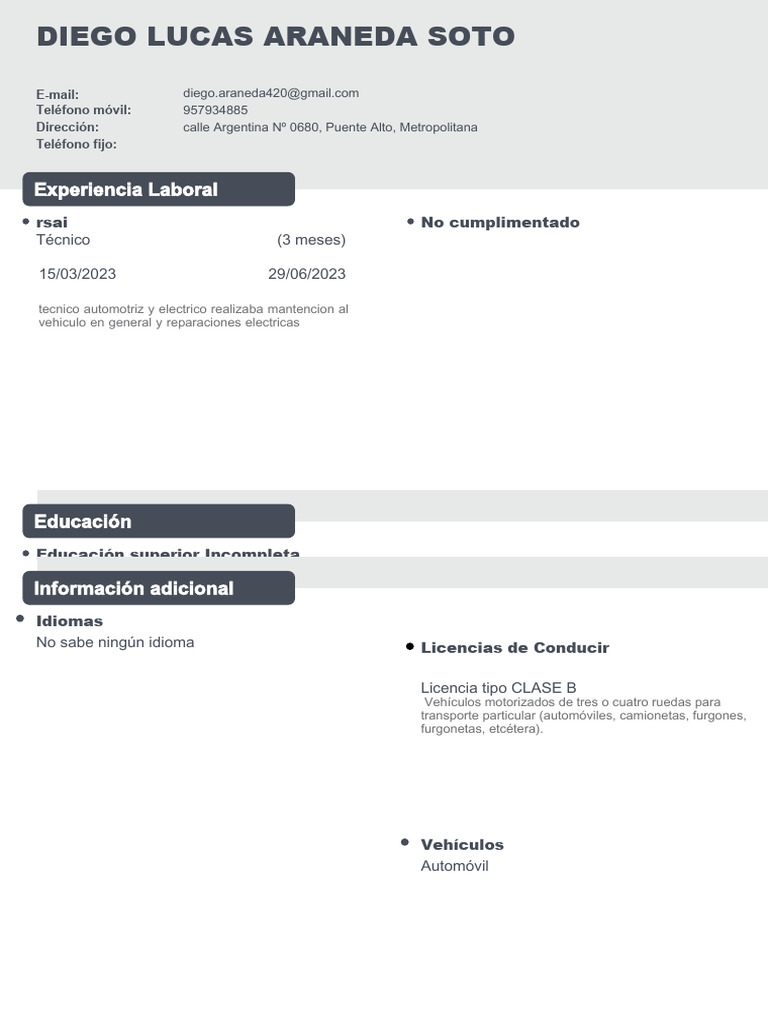 D Araneda | PDF