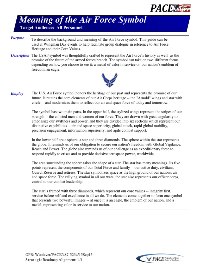 Meaning Air Force Symbol | PDF | United States Air Force | Military Of ...