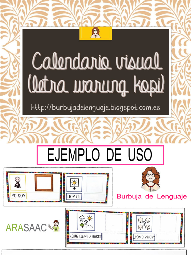 Calendario Visual Adaptado | Descargar gratis PDF | Las emociones ...