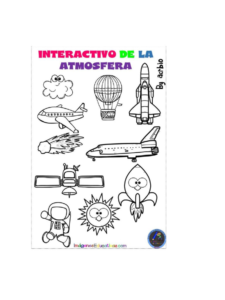 Actividad Interactiva 6to Capas de La Atmosfera | PDF