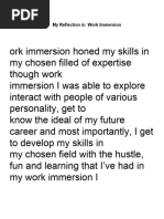 Introduction... Work Immersion | PDF | Learning | Cognition