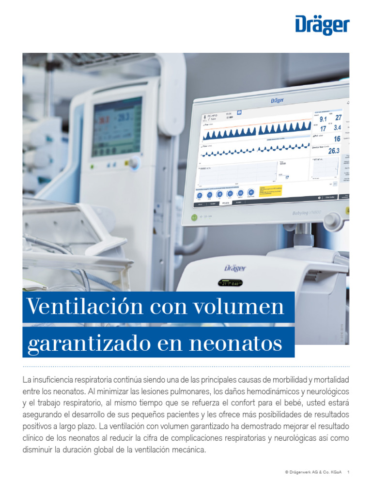 Volume Guarantee Fs 9108637 Es | PDF | Respiración | Sistema respiratorio