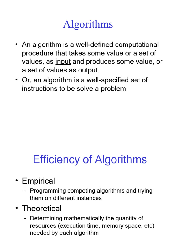 Algorithms | PDF | Algorithms | Control Flow