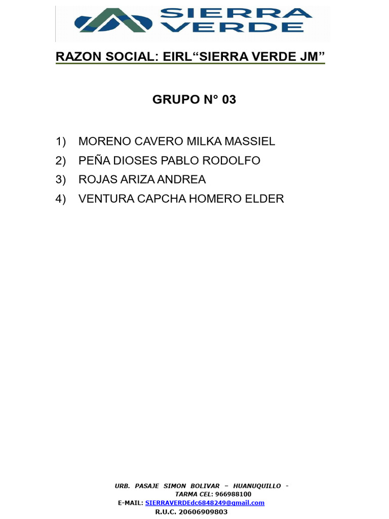 Grupo #03 - Evaluación T2 | PDF | Contabilidad | Planificación