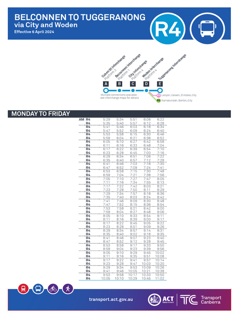 Routes by Number All - R4 | PDF