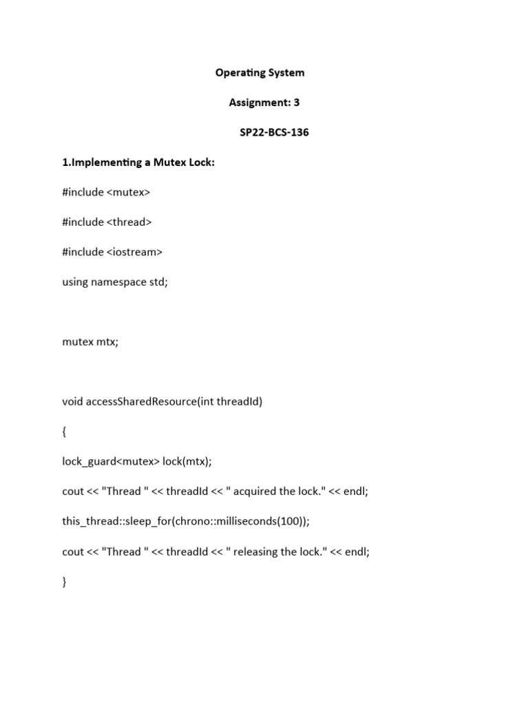 Assignment 3 Pdf Concurrent Computing Computer Programming 9891