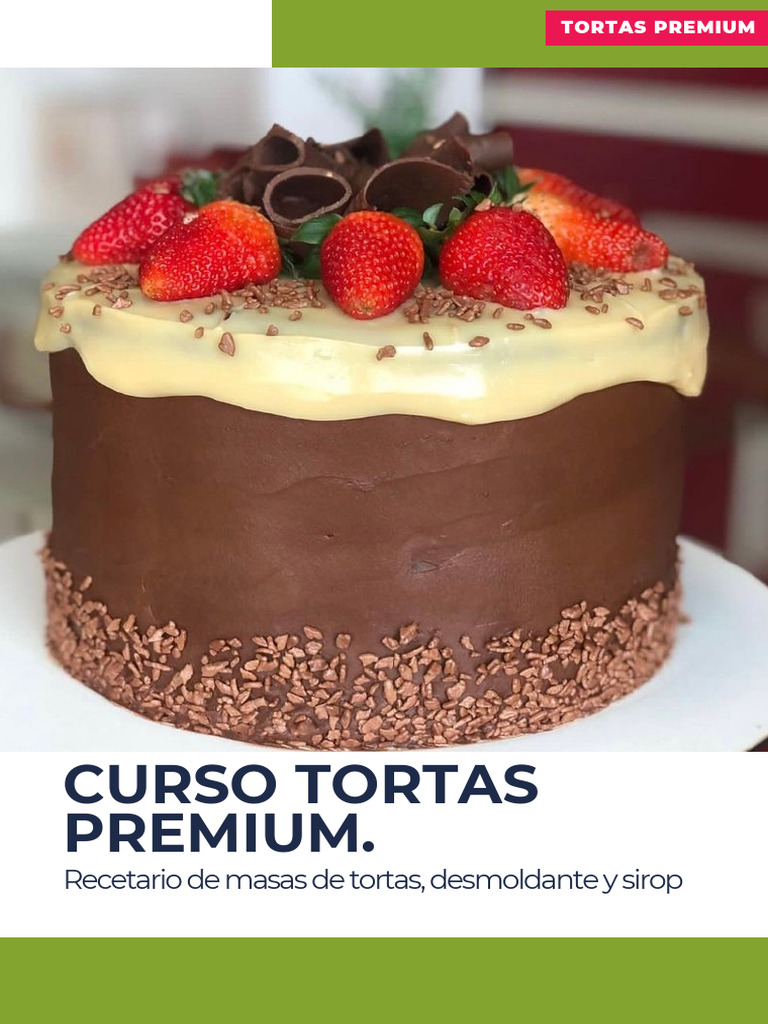 Pdf-Tortas Premium Recetario | Descargar gratis PDF | Chocolate | Pasteles