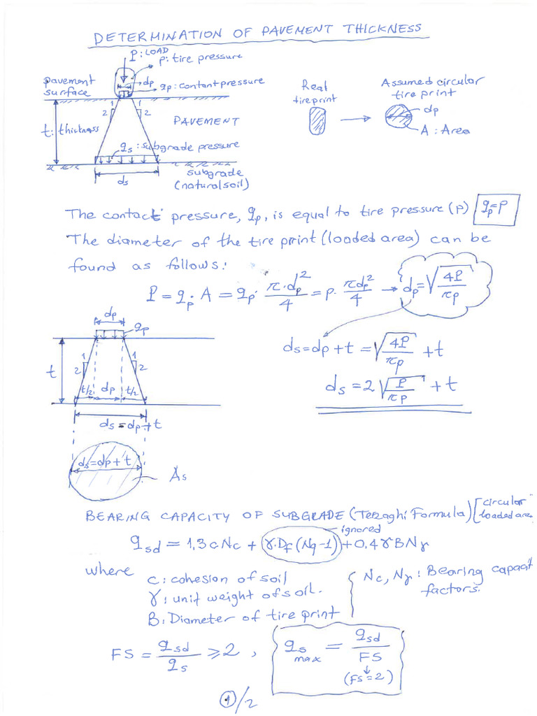 Example-Pavement Thickness | PDF