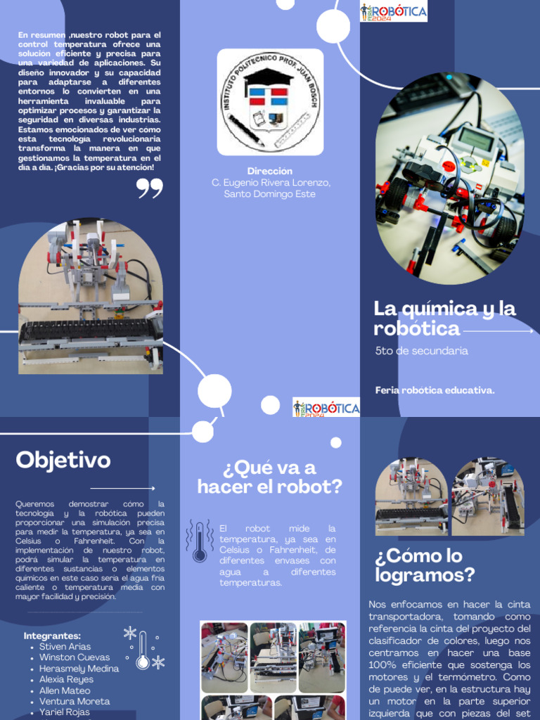 Folleto de Robotica | PDF | Temperatura | Robot