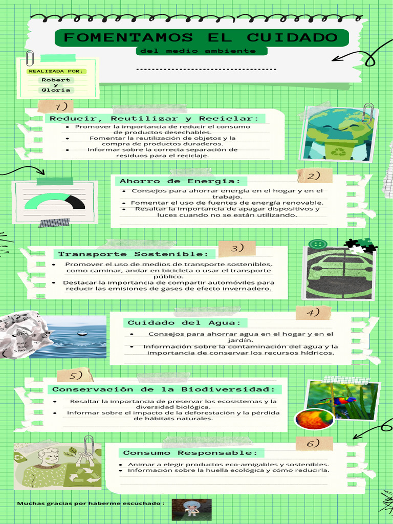 Infografia para Fomentar El Cuidado Del Medio Ambiente | PDF ...