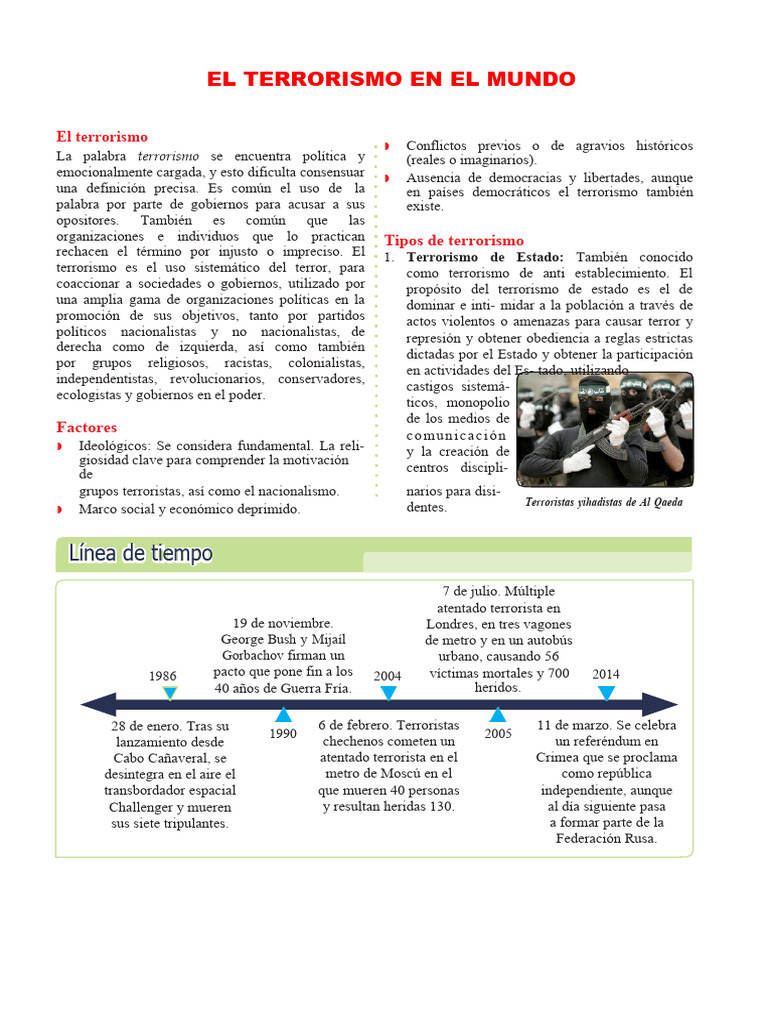Terrorismo Islámico y sus Tipos | PDF | Israel | Política mundial