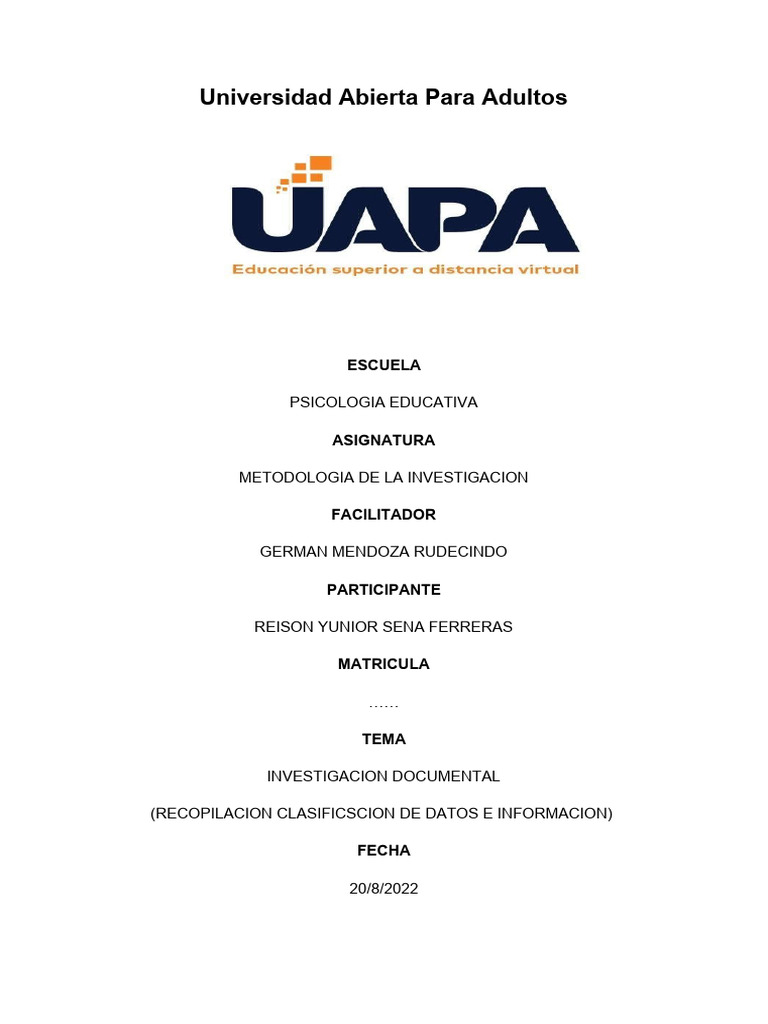 Investigacion Documental | PDF | Estilo apa | Bibliografía