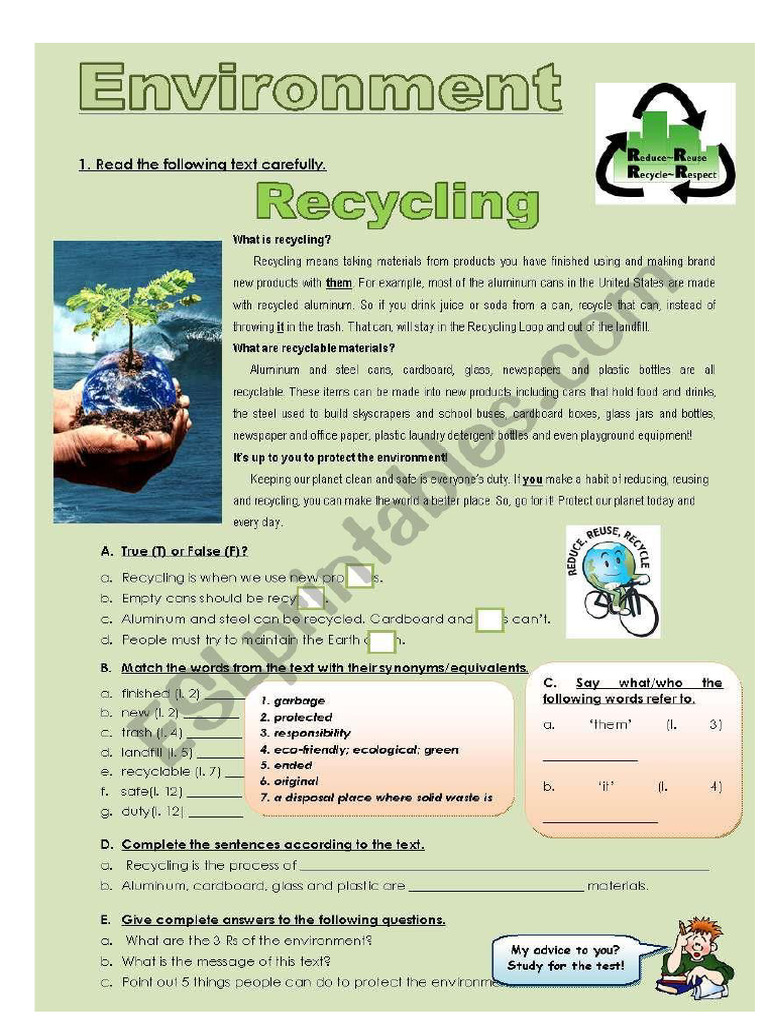 Worksheet 1 - Ii Bim 5TH Year | PDF