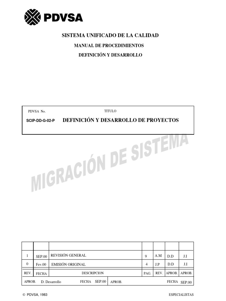 Scip-Dd-G-02-P Definicion y Desarrollo de Proyectos | PDF | Evaluación Scip-Dd-G-02-P Definicion y Desarrollo de Proyectos | PDF | Evaluación