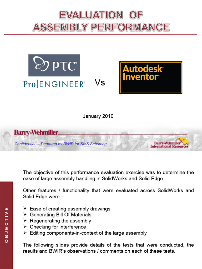 ProE Vs Inventor Comparison | PDF | 64 Bit Computing | Computer Aided Design