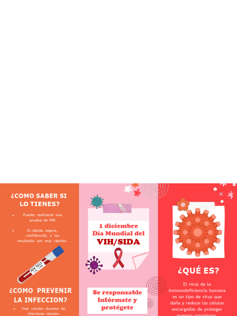 Folleto Vih | PDF | VIH / SIDA | VIH