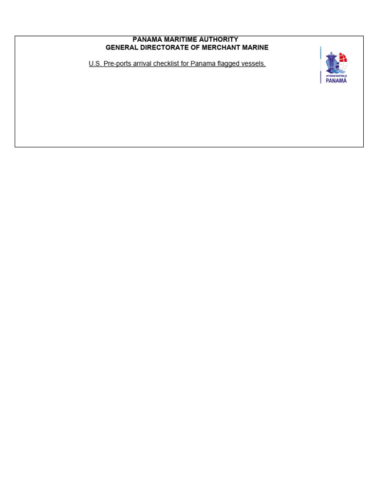 USCG Check List Punto 5 Nuevo Punto 6 18 11 2020 | PDF | Oil Tanker ...