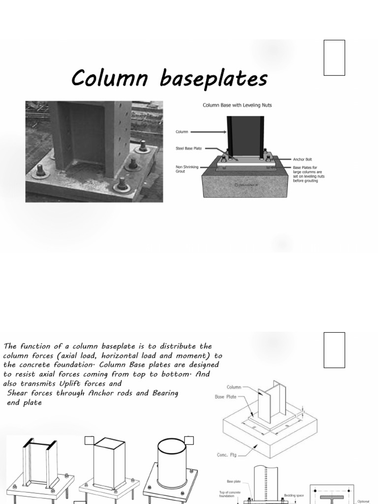 4c-Design of Column Base Plate Oct 2023 | Download Free PDF | Column ...