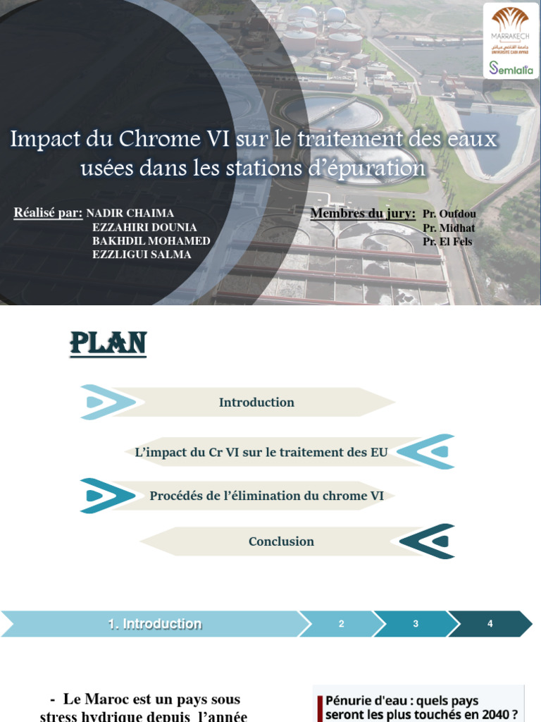 Impact du Chrome VI sur les STEP | PDF | Chrome | Épuration des eaux
