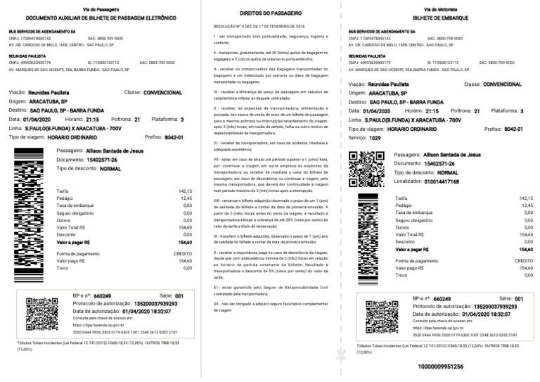 E-ClickBus Embarque Express | PDF