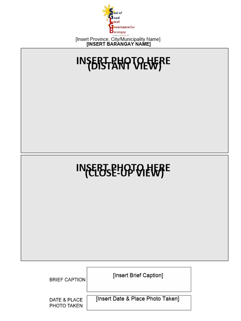 SGLGB TEMPLATE - Photo Documentation | PDF