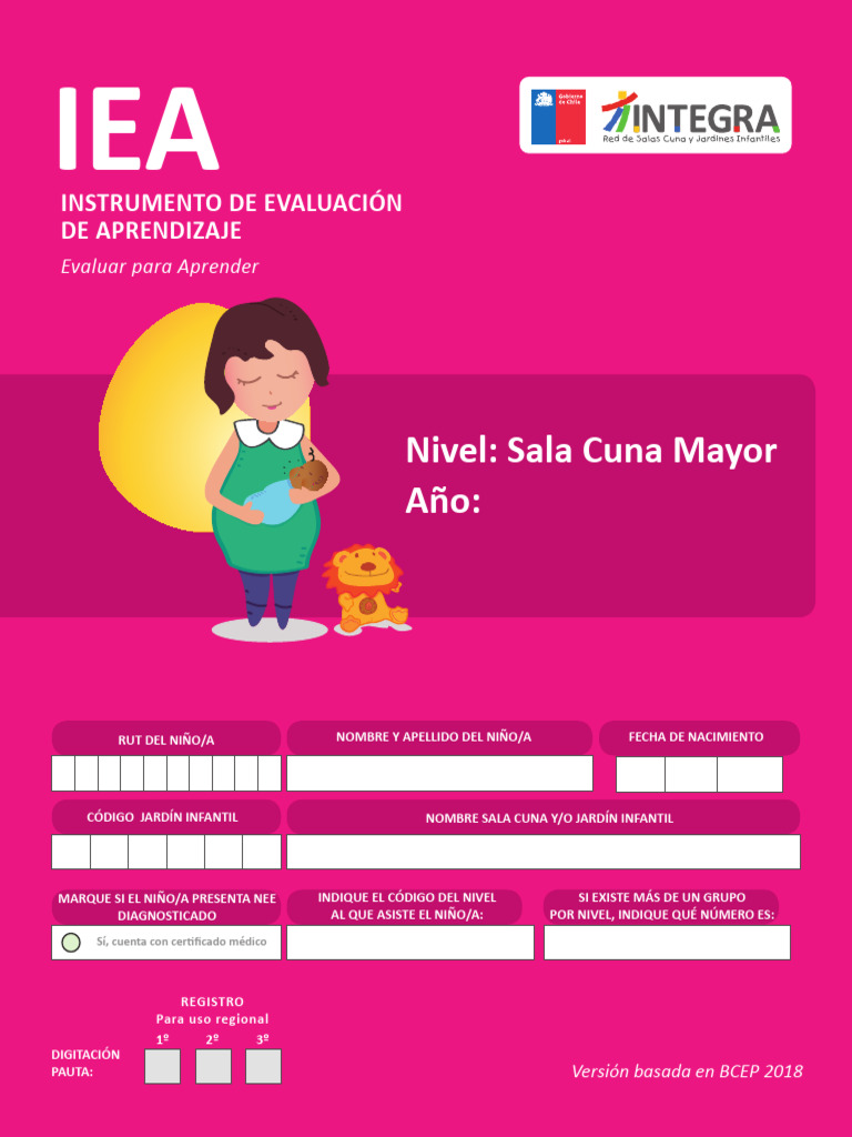 IEA Sala Cuna Mayor - OK | PDF | Educación de la primera infancia ...